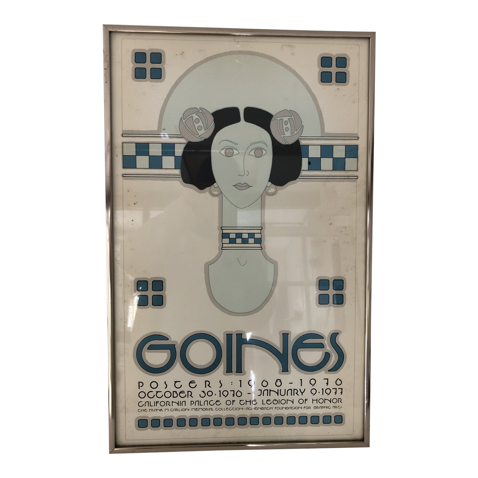 Goines San Francisco Poster 1970 24x15 | Chairish