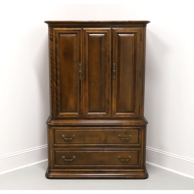 Ethan Allen Classic Manor Maple Italian Gentleman's Chest | Chairish