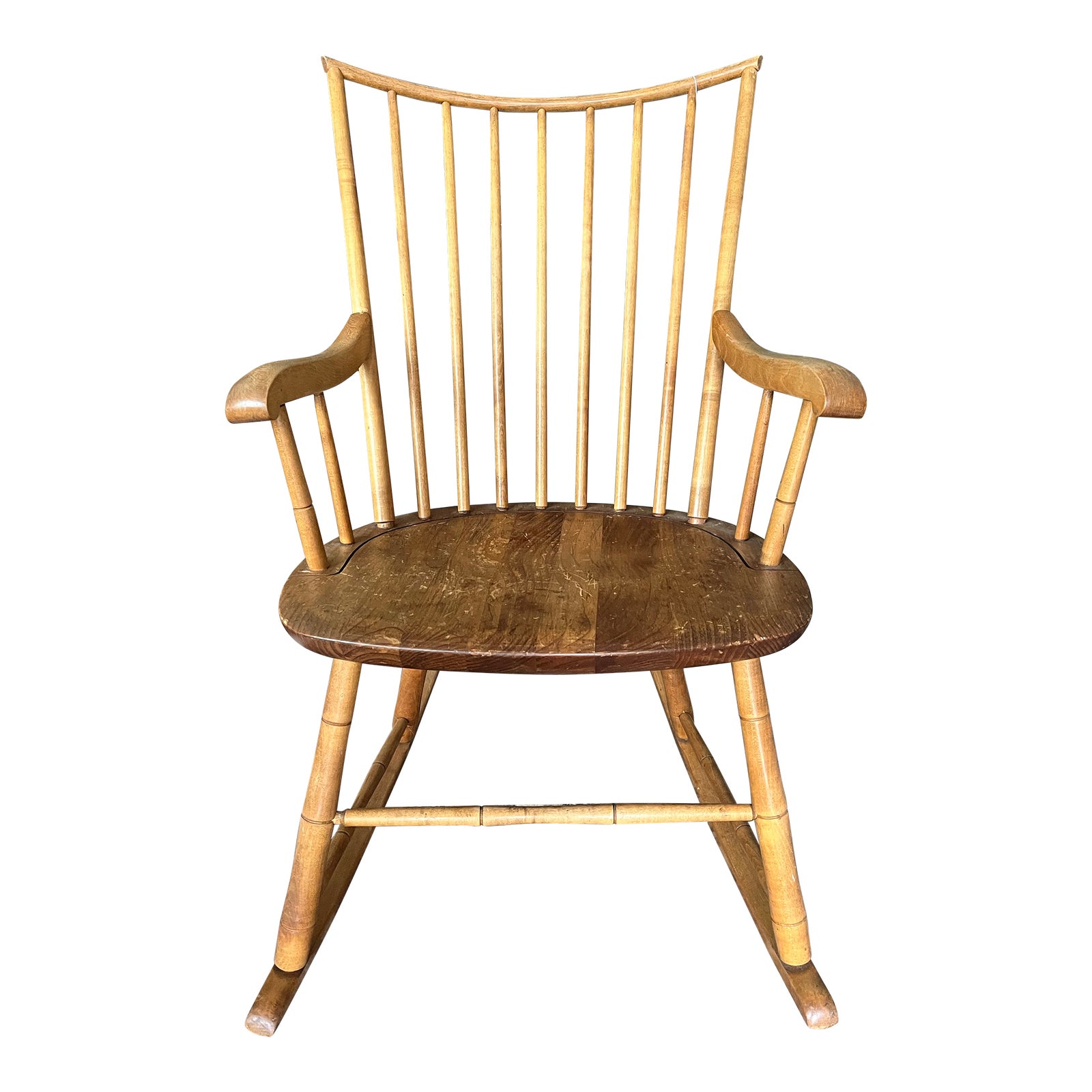 Early 20th Century Early American Rocking Chair | Chairish