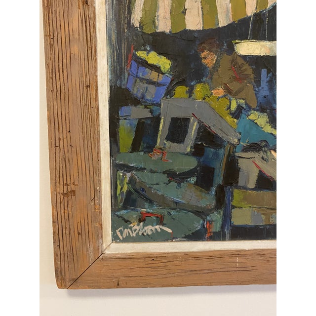 Don Bloom Market Scene 1957 | Chairish