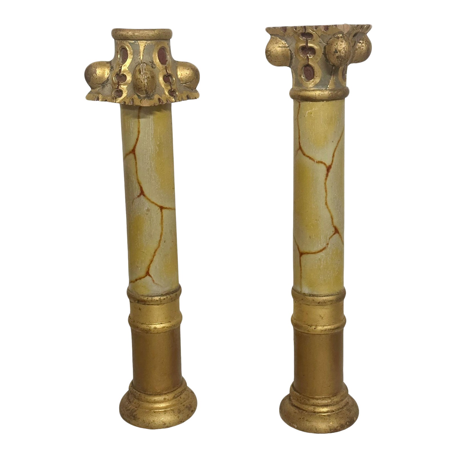 Antique French Columns - a Pair | Chairish