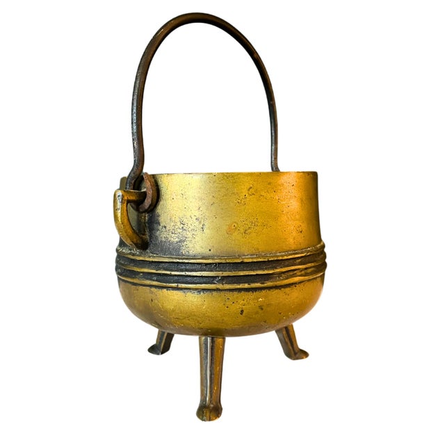 17th Century Antique French Bronze Tripod Cauldron, Circa 1660 | Chairish