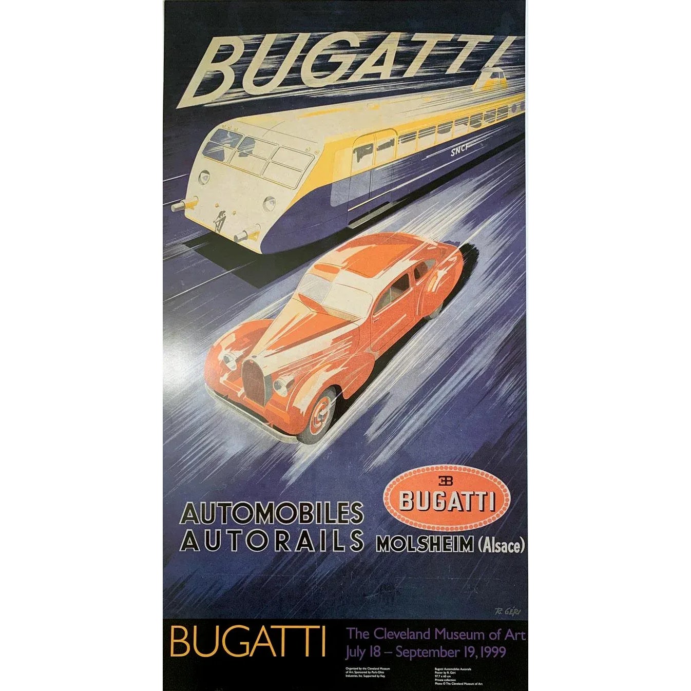 1990s Ettore Bugatti "Bugatti" Automobiles Autorails Molsheim Museum ...