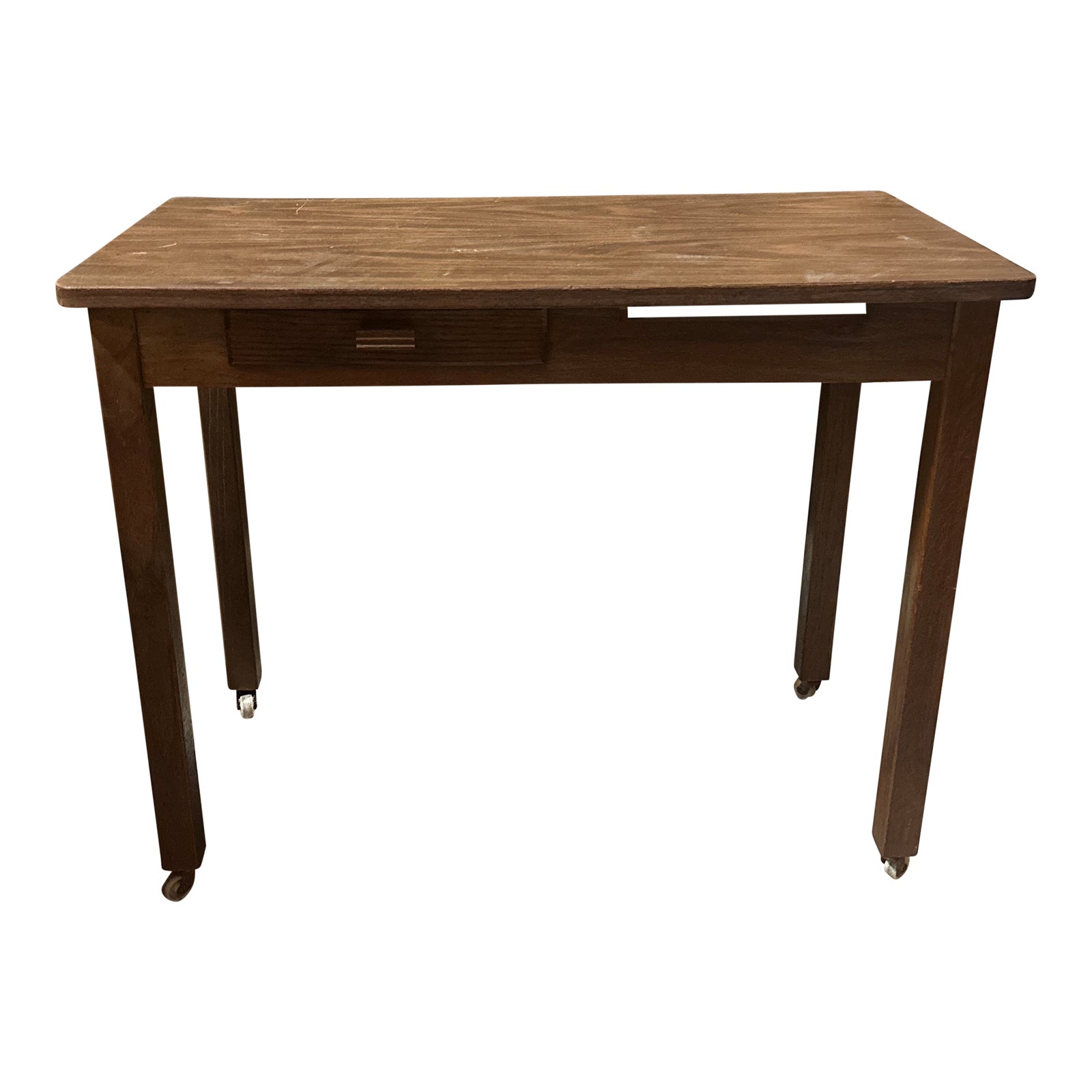 1970s Mid-Century Rolling Table | Chairish