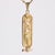 Modern 18 Karat Yellow And Rose Gold Egyptian Cartouche Pendant | Chairish