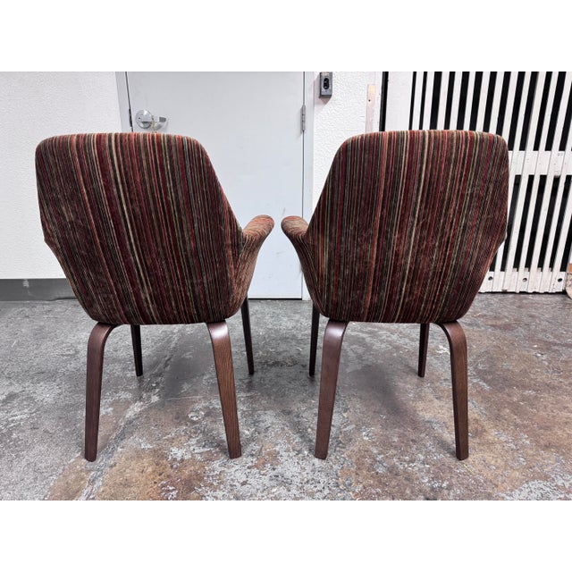 Minotti York Missoni Fabric Arm Chairs, a Pair | Chairish
