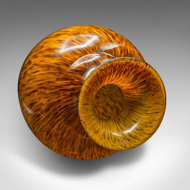 1960's Large Vintage Murano Tiger Vase | Chairish