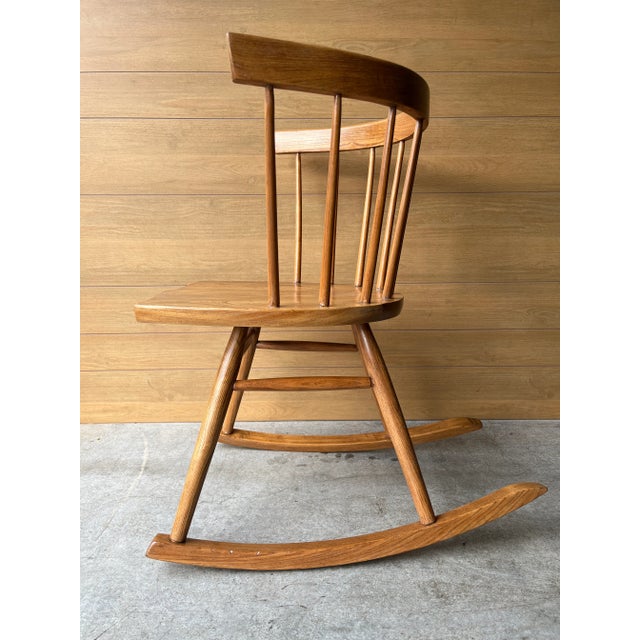 1950s Straight Back Rocking Chair Attributed to Nakashima for Knoll ...