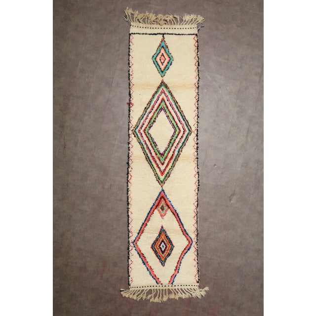 Moroccan Berber Runner-2′6″ × 9′9″ | Chairish