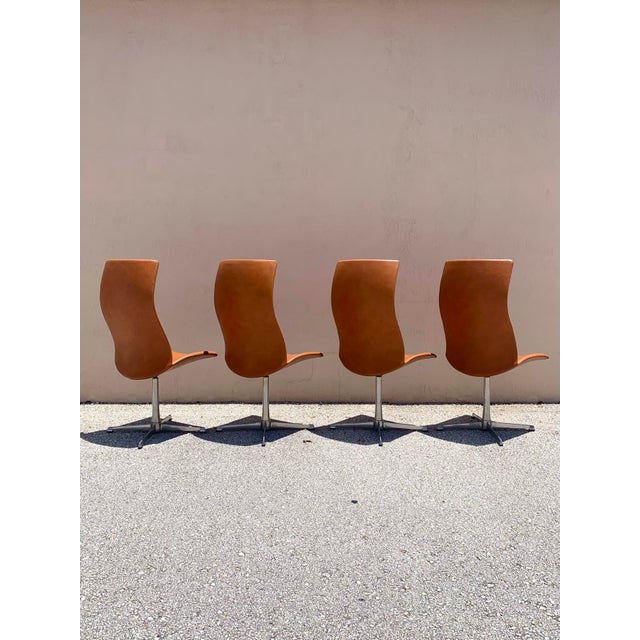 1950s Vintage Overman High Back Dining Chairs - Set of 4 | Chairish