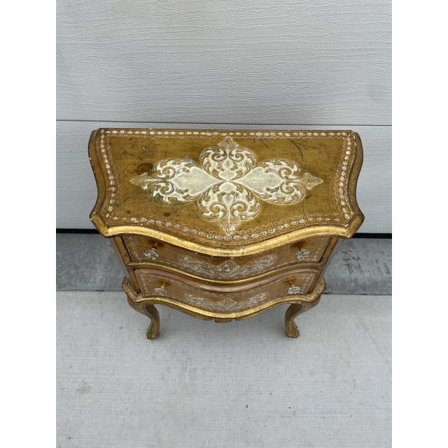 Italian Florentine Nightstand | Chairish