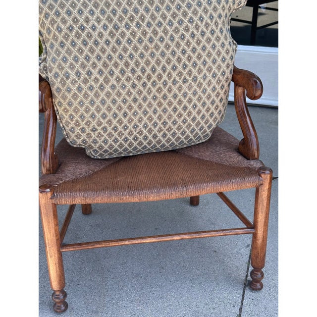 Minton Spidell French Country Ladder Back Arm Chair W Rush Street ...