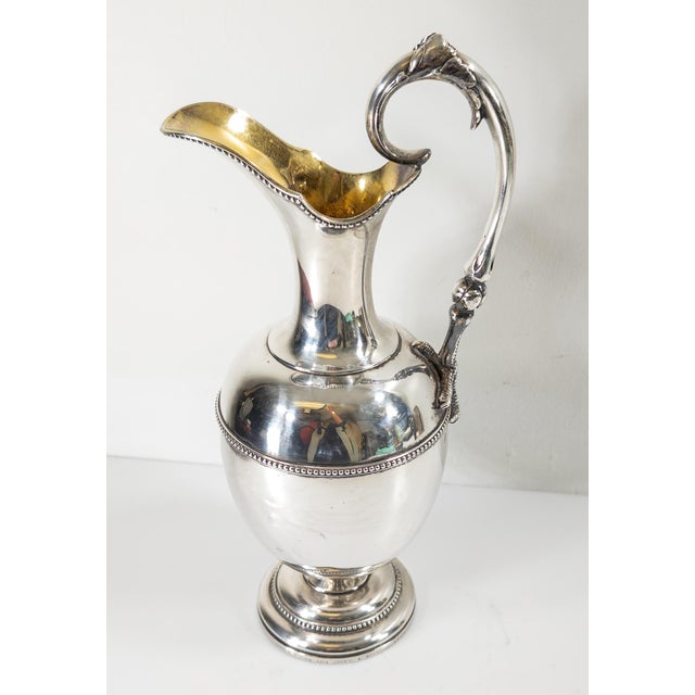 19th Century English Regency Sterling Silver Ewer Pitcher by John ...