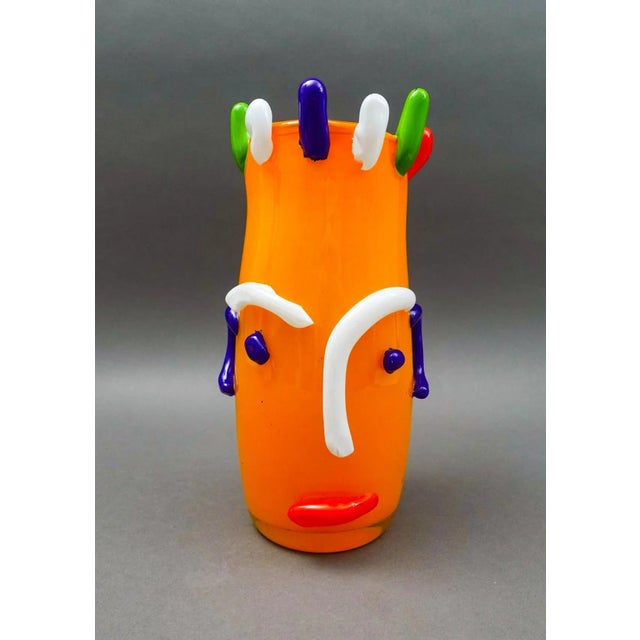 Late 20th Century Mihai Topescu Romania Signed Vintage Colorful Hand ...