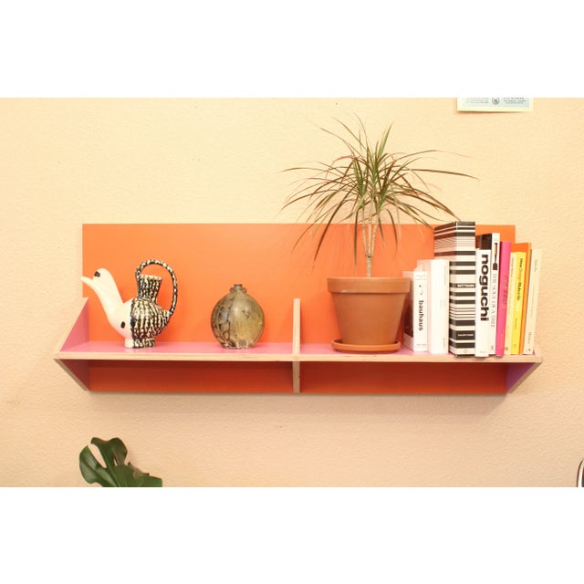 Tri-Colored Shelf 72" | Chairish