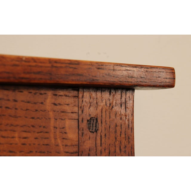 Mission Style Oak Wall Mirror | Chairish