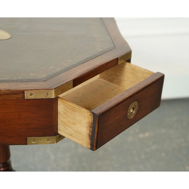 Regency Style Revolving Military Campaign Drum Side Table from Bevan ...