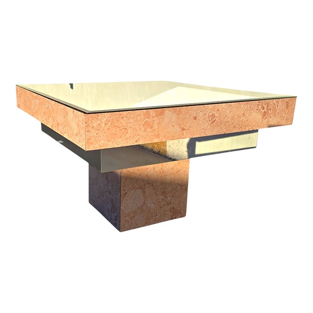 1980s Post Modern Side Table | Chairish