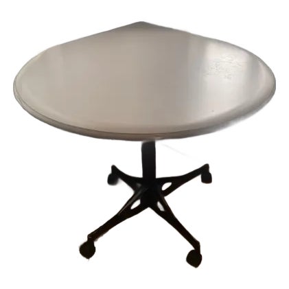1970s Herman Miller Teardrop Rolling Relay Office Table | Chairish