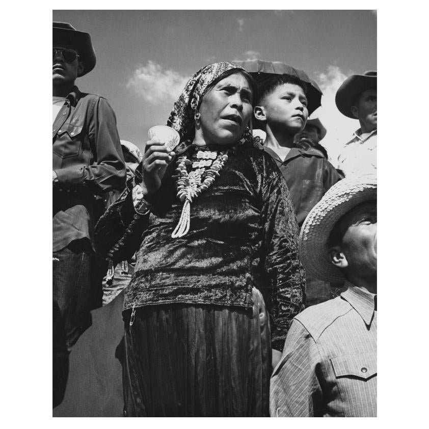 'Native American Navajo Woman & Children' Unframed Archival Pigment ...