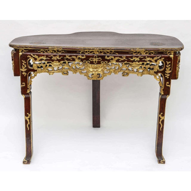 Antique Chinese 3 Legged Console Table | Chairish