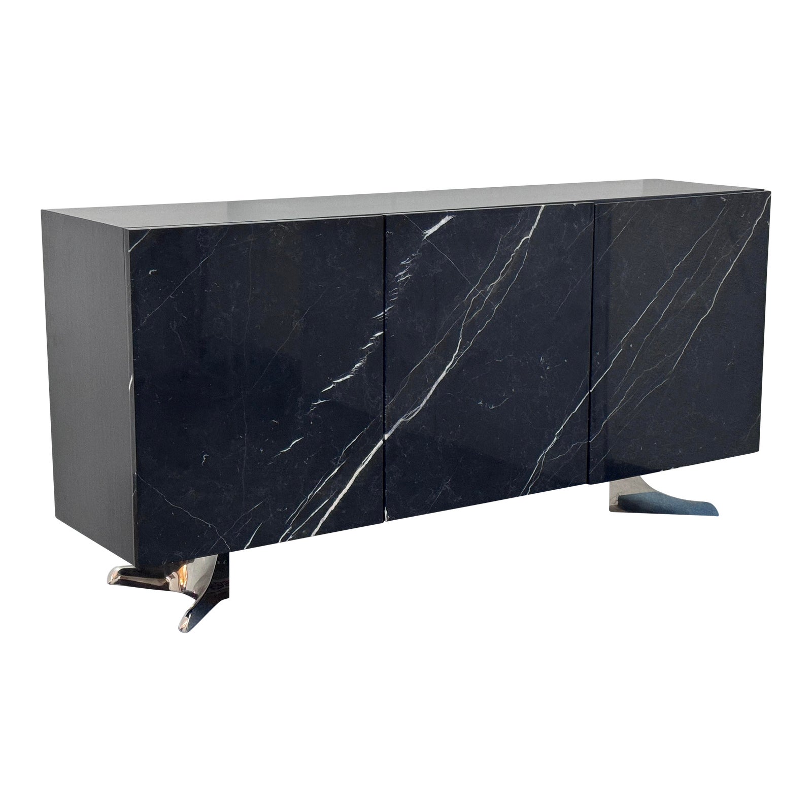 Bernhardt Furniture Nero Marquina Imani Buffet | Chairish