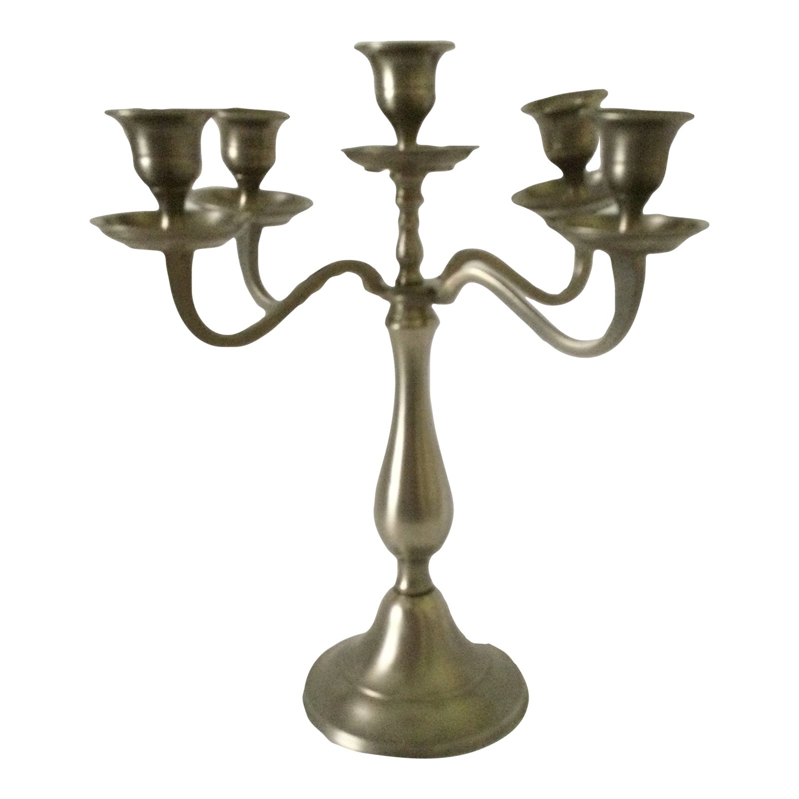 Late 20th Century Restoration Hardware Four Arm Five Cup Candle ...