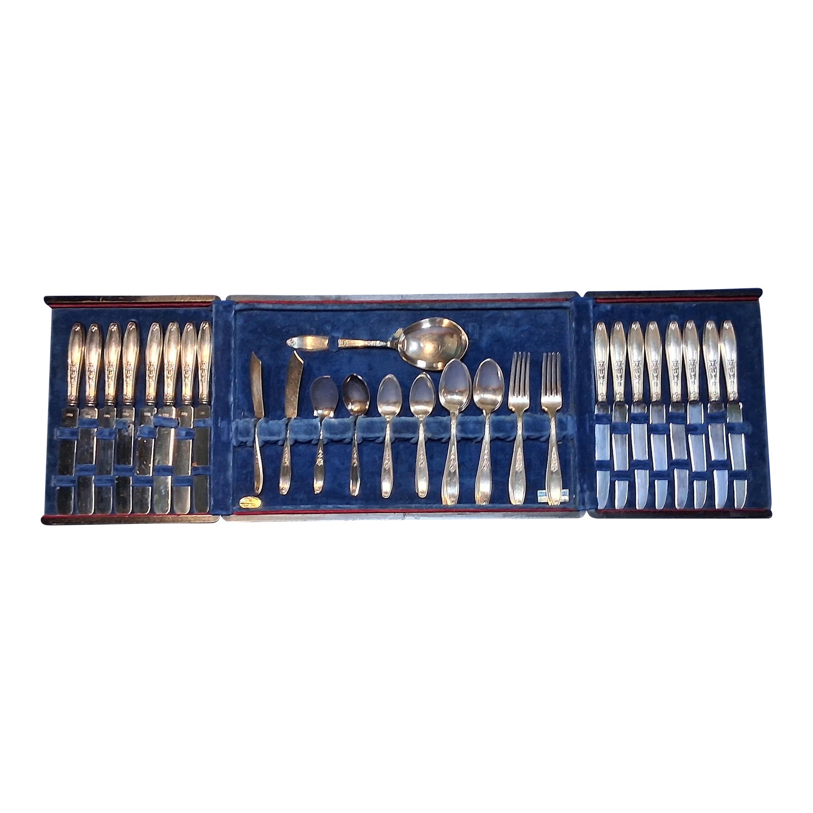 C 1910s International Silver Co. Ambassador Silver Plate Flatware Set ...