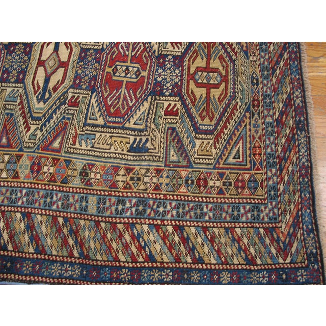 Late 19th Century Caucasian Shirvan Carpet ( 3'5" X 4'5"- 104 X 134 CM ...