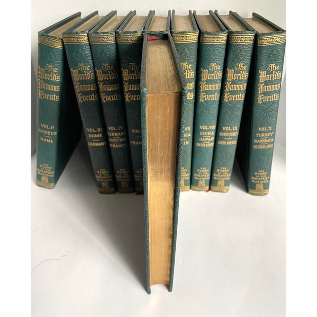 First Edition 1913 Worlds Famous Events Complete 10 Volume Book Set ...