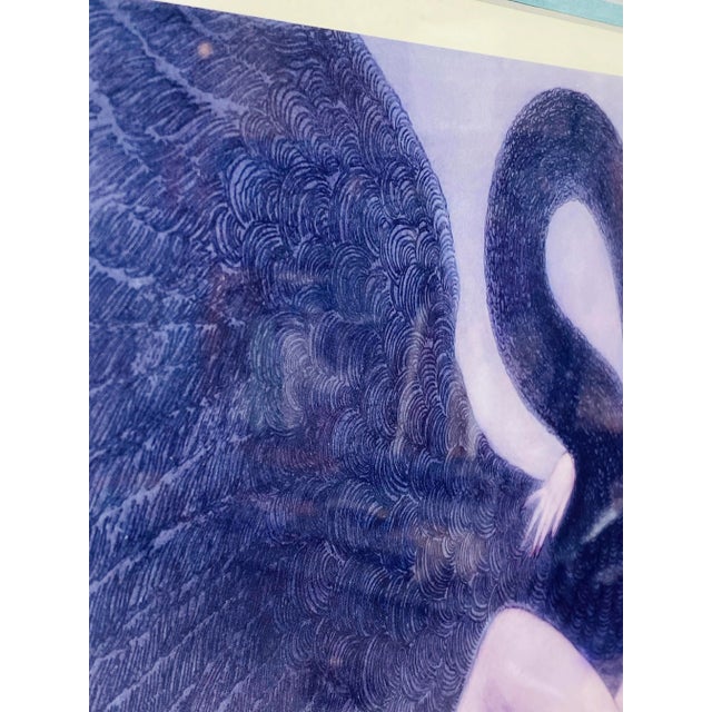 Art Deco Signed Limited Edition Etching Leda and the Swan, 1934 by Louis Icart | Chairish