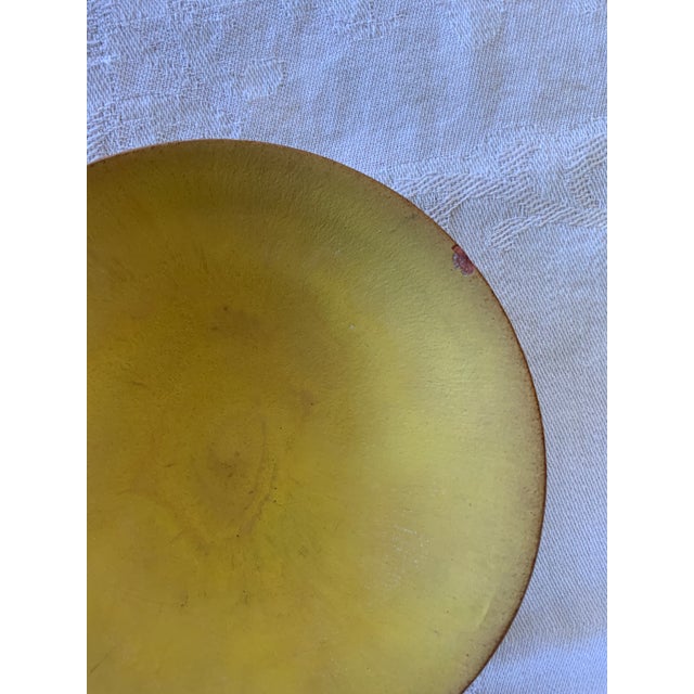 1960s Gertrud and Otto Natzler Raku Pottery Vase and Dish Set- 2 Pieces ...