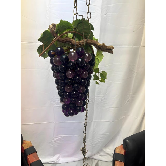 Mid-Century Grape Pendant Light Fixture Circa 1950s | Chairish
