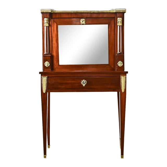 French 19th Century Petite Empire Secretary | Chairish
