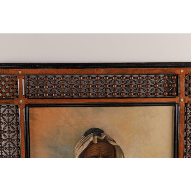 19th Century Portrait Painting of "A Moorish Chief" | Chairish