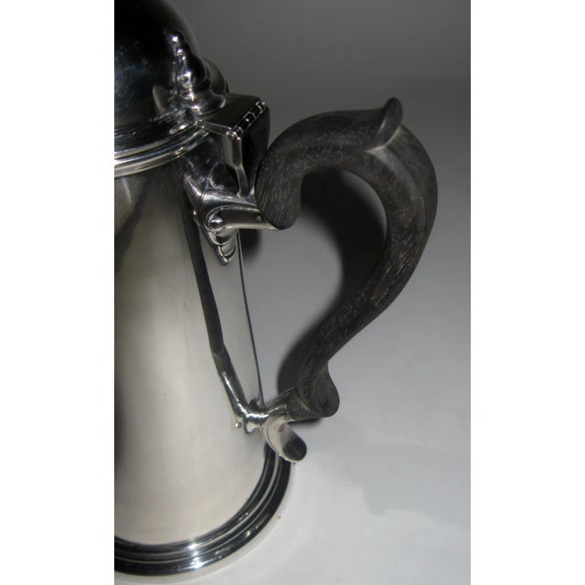19th century Georgian Style Sterling Silver Coffee Server | Chairish