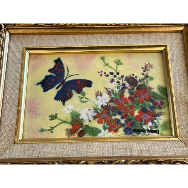 Enamel Painting on Copper Original Artwork | Chairish