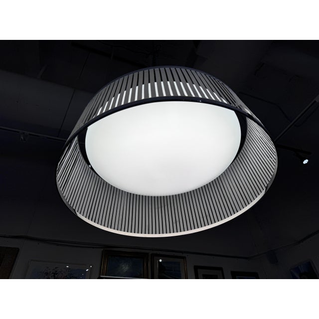 Solis Led Drum Pendant by Pablo Studio for Pablo Designs | Chairish
