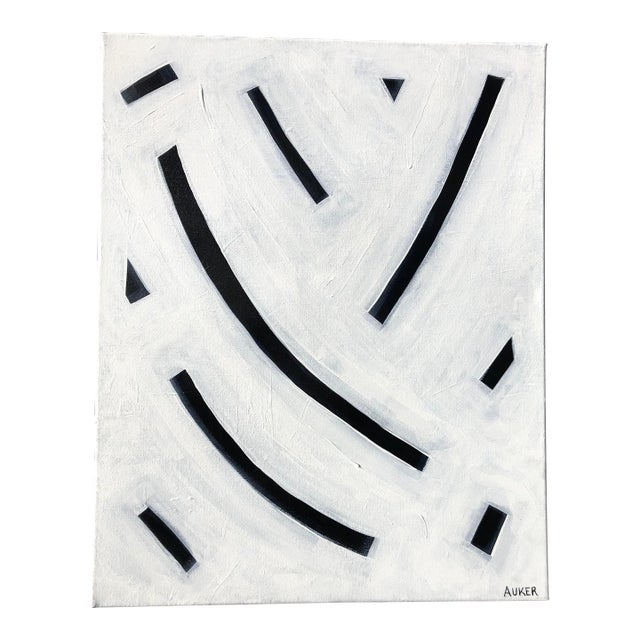 CL Auker "Minimalist Contemplation" Abstract Painting | Chairish