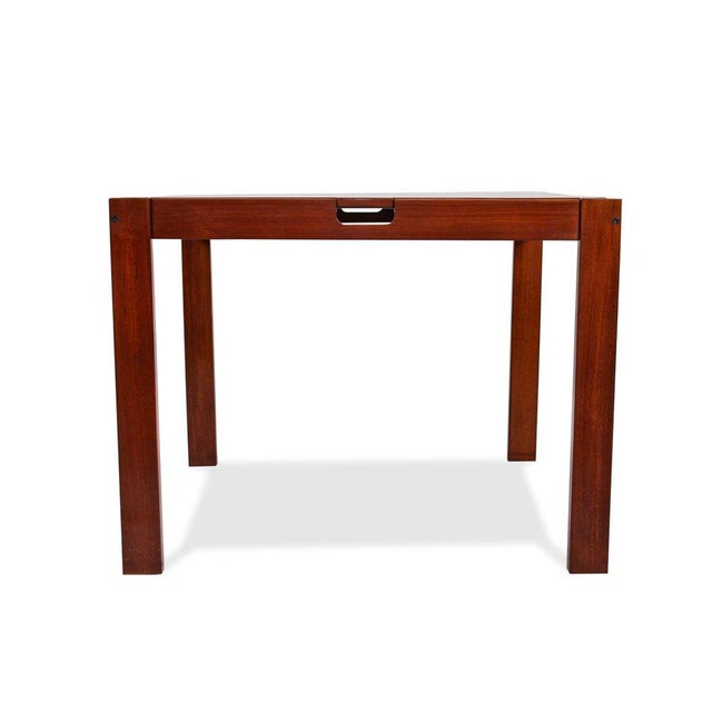 1980s Michel Arnoult Game Table With 2 Tops | Chairish