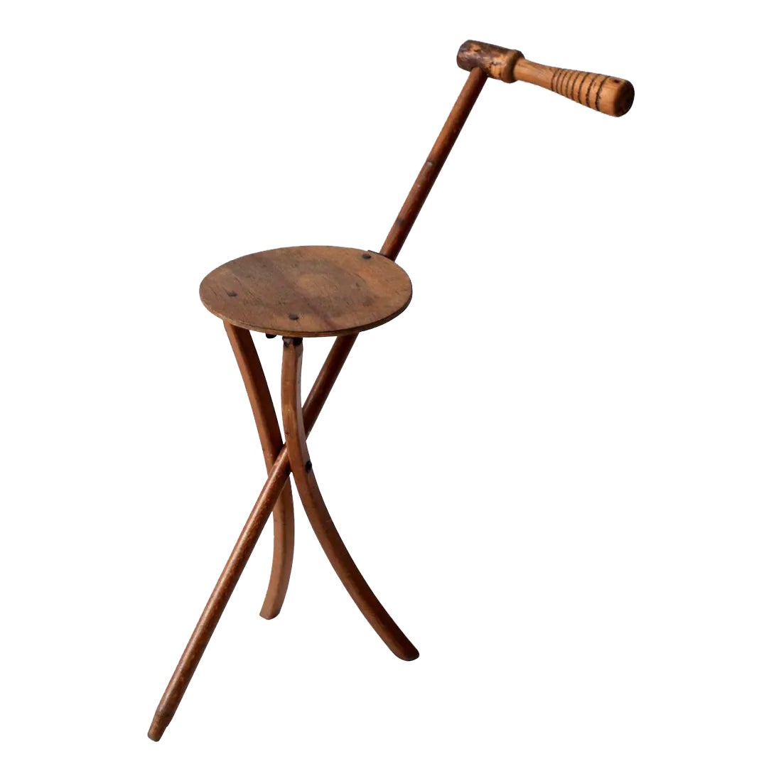 Vintage Stafford-Johnson Walking Stick Stool | Chairish