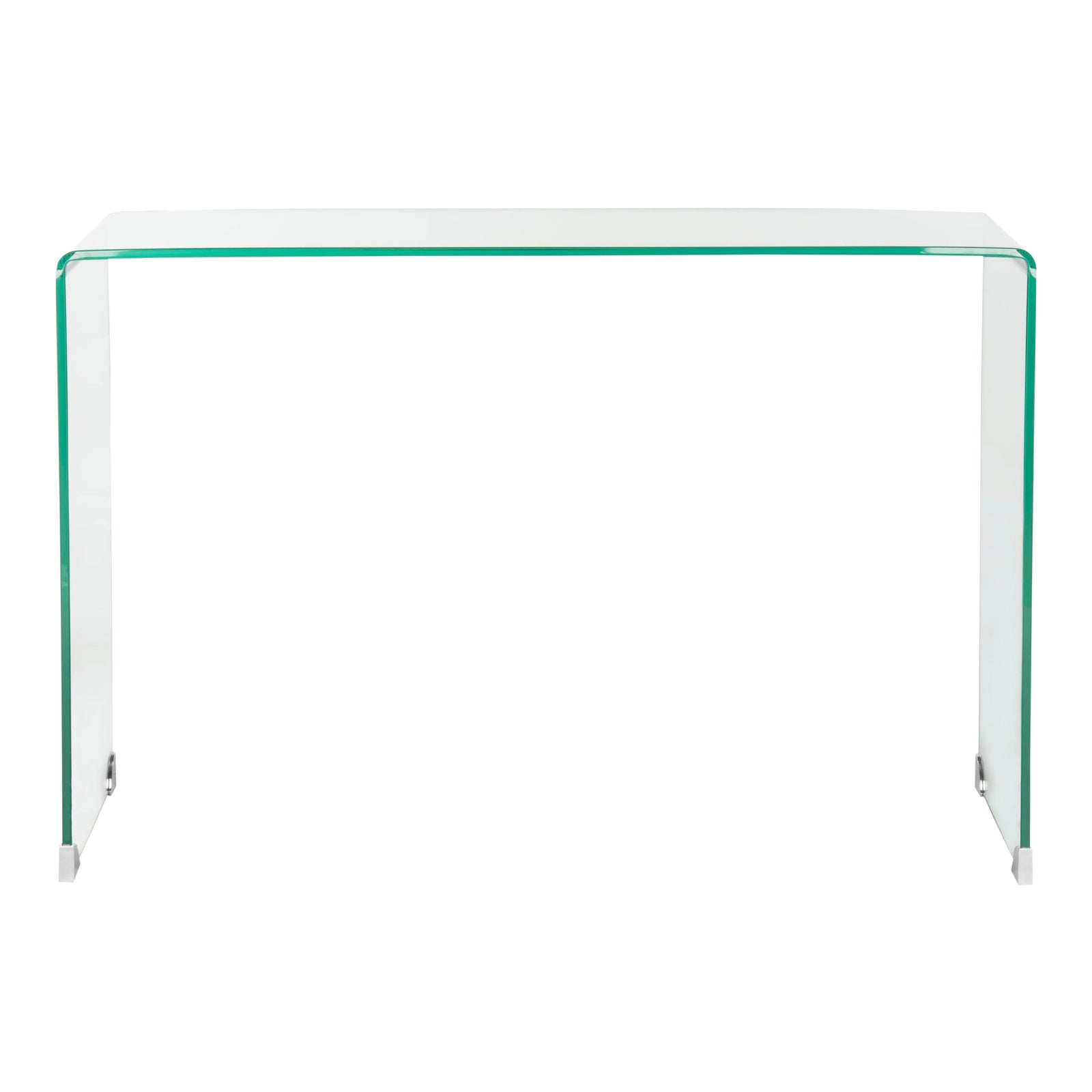 Minimal Console Table in Clear | Chairish