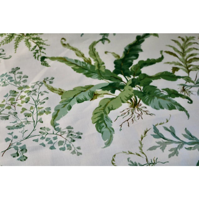 Colefax and Fowler Linen 'Kendal' Ferns Fabric- 6.5 Yards | Chairish