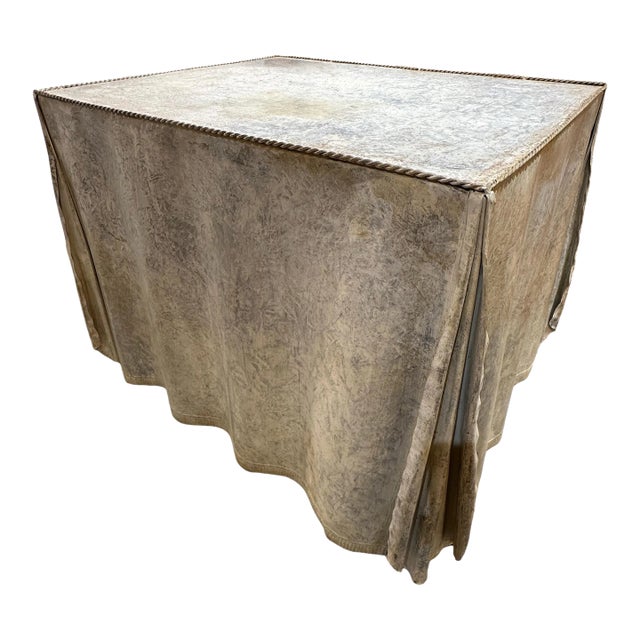 1970s Galvanized Steel Table in the Style of John Dickinson | Chairish