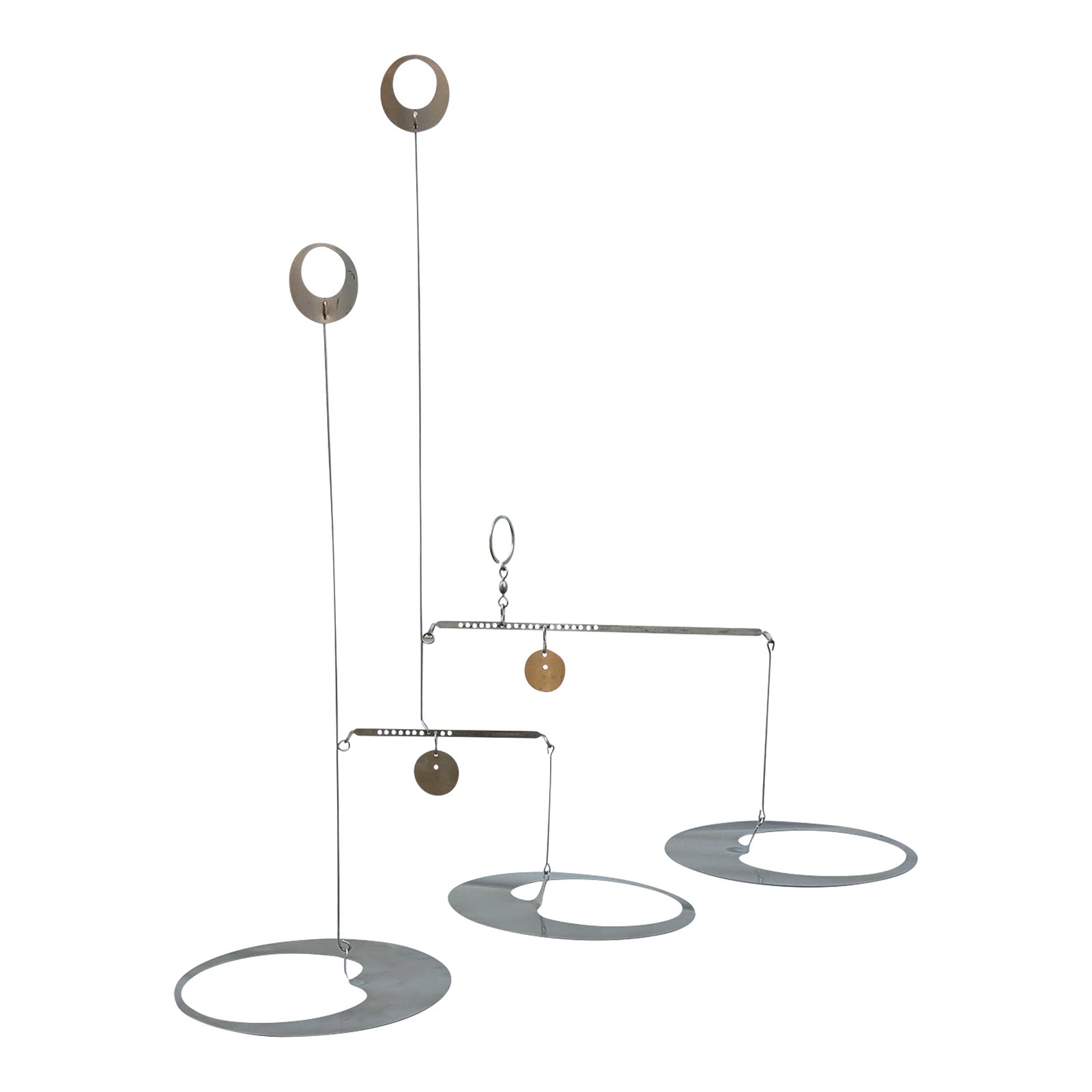 Mid 20th Century Mid Century Artist Kinetic Mobile | Chairish