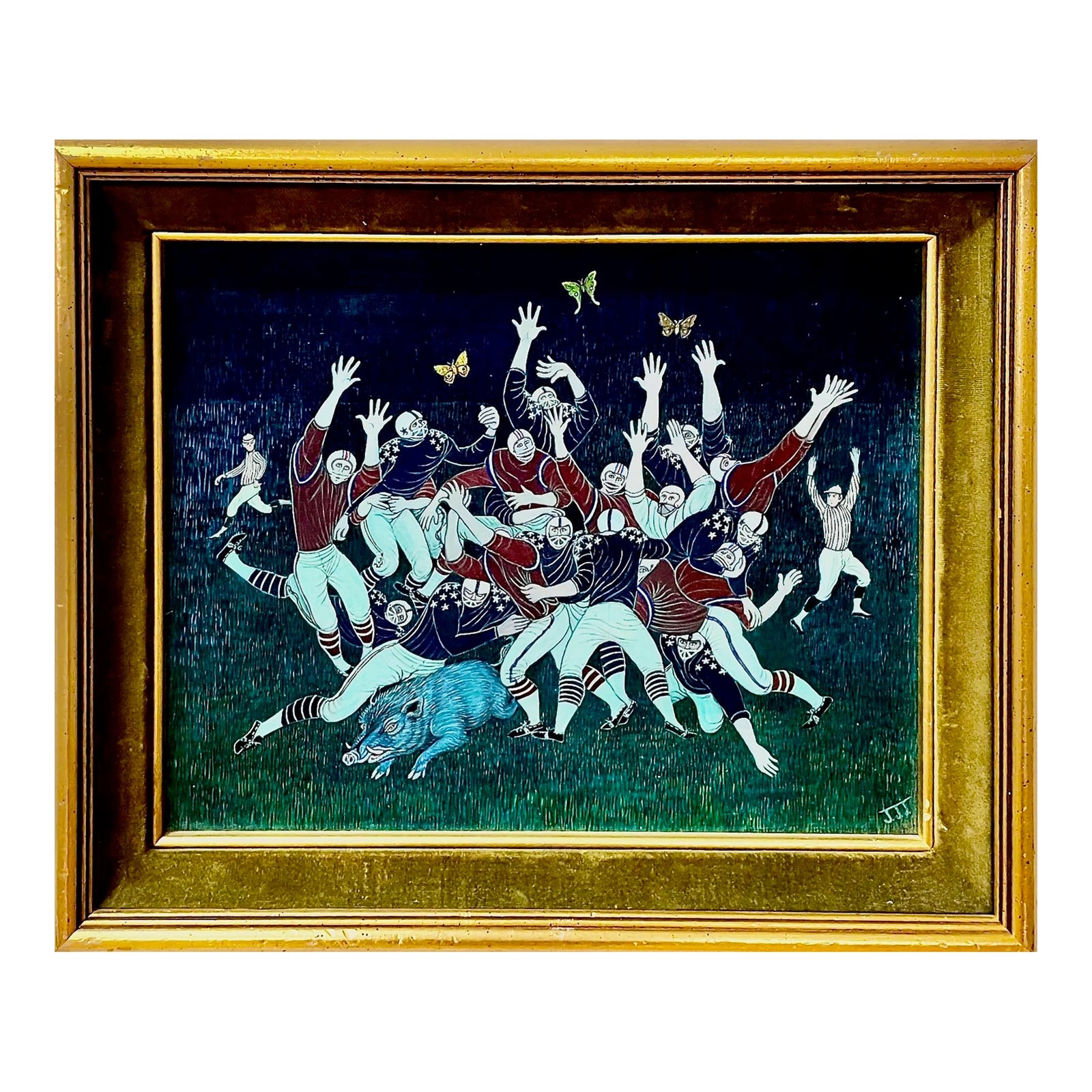 “The Wild Boar” by Jean Jones Jackson (1907-1984) | Chairish