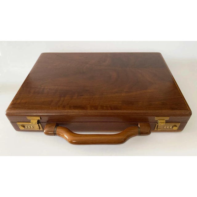 Custom Attache Case Made in Solid Wood With Brass Details by Jeffrey ...