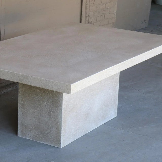 Cast Resin 'Slab' Dining Table, Aged Stone Finish by Zachary A. Design ...