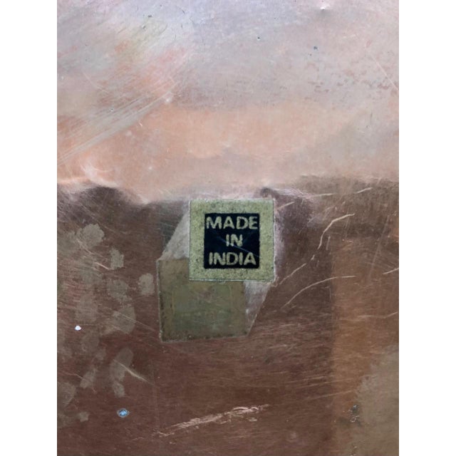 Mid 20th Century Brass and Copper Cache Pot With Handles From India ...