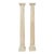 Pair of Neoclassical Style Greco Roman Plaster Columns | Chairish